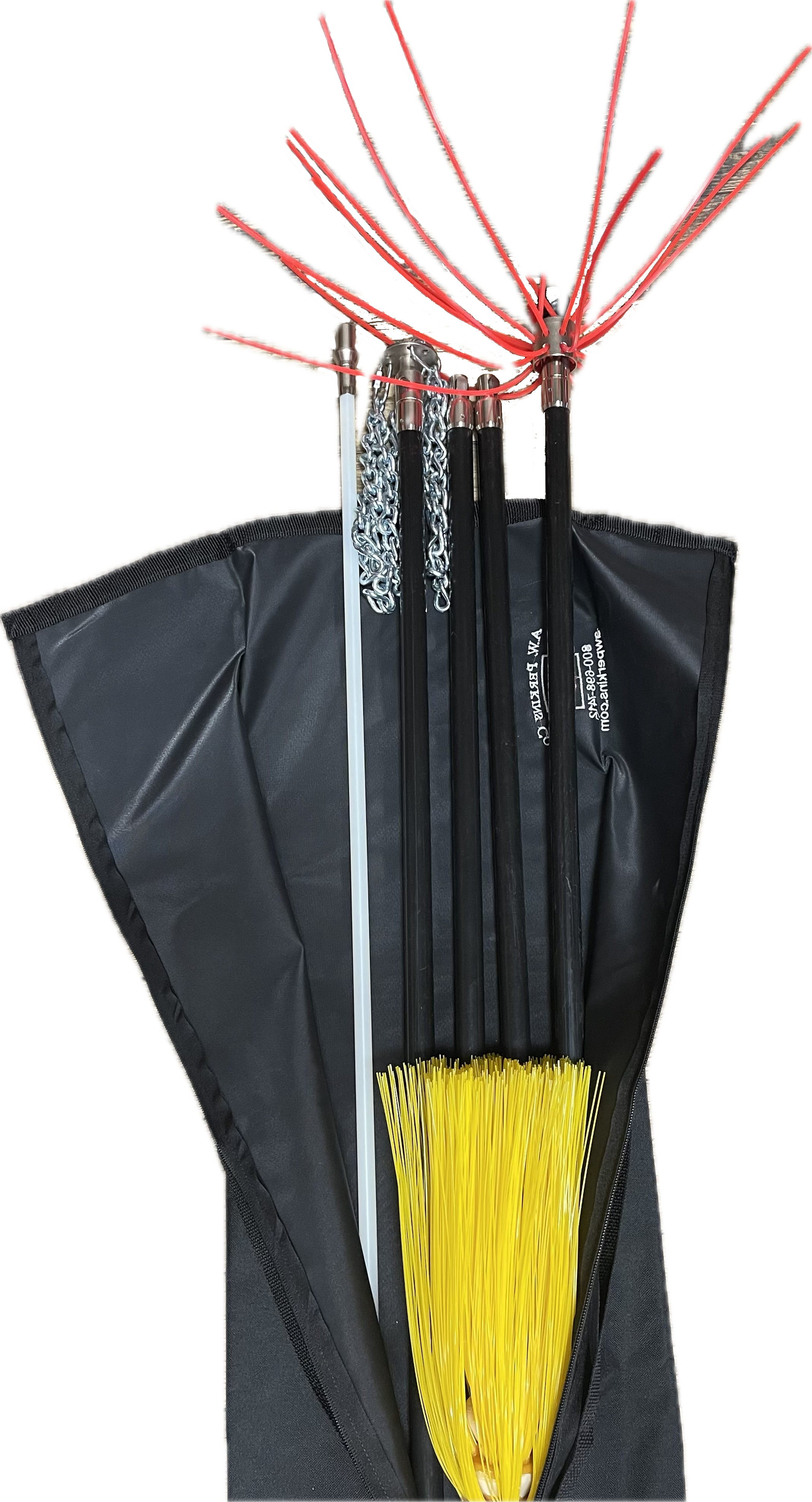 7615 Zip Up end Rod Caddy 5' Rod Carry Bag, ballistic nylon, carry ...